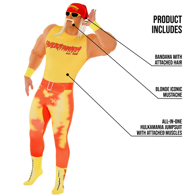 Hulk Hogan Kostuum Voor Kinderen Hulk Hogan Wwe Levensgrote Kartonnen