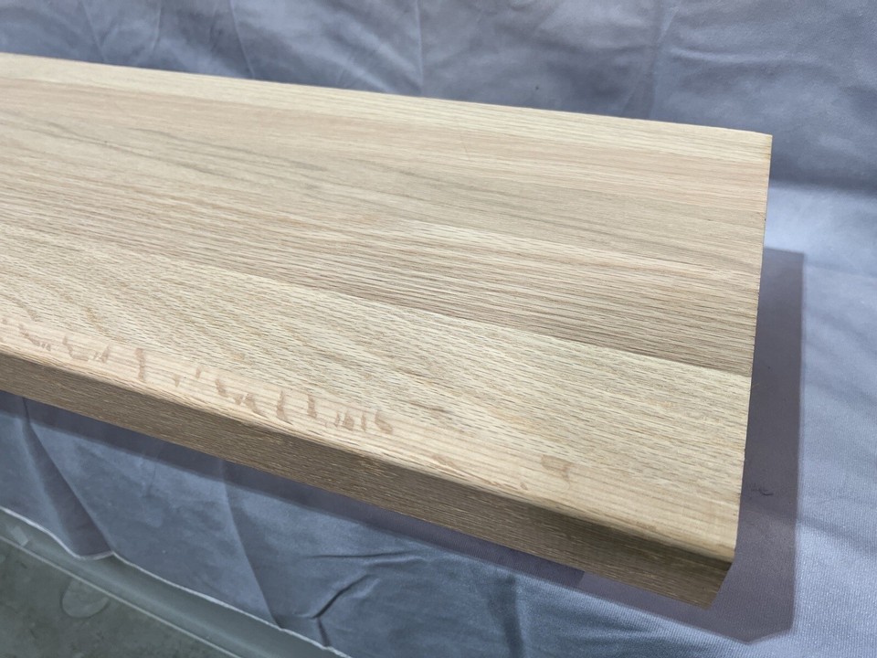 RetroCraft 11.25-in x 36 in Unfinished Red Oak No Return Stair Tread ...