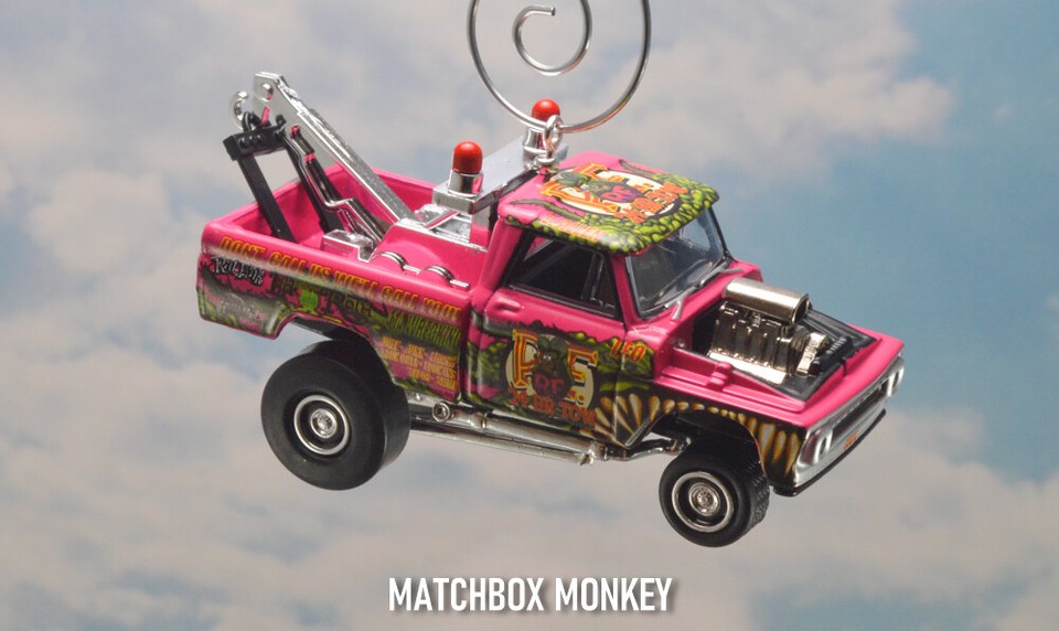 Rat Fink 1965 Chevy Tow Truck Zingers Custom Christmas Ornament Ed Roth ...