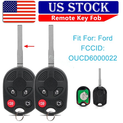 2 For 2013 - 2018 Ford Focus Escape Car Keyless Remote Key Fob ...