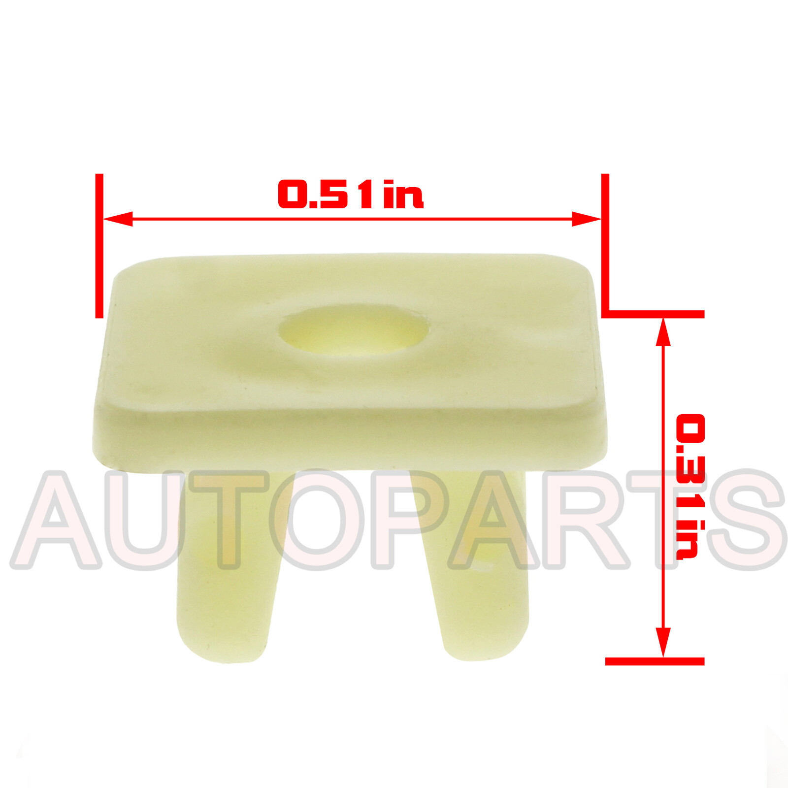 Set of 30 Nylon Nut #10 Screw Grommet Clip #9018906010 For Honda Toyota ...