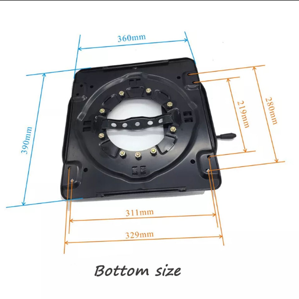 Universal Car Van Motorhome Swivel Seat Base Turntable Rotatable ...