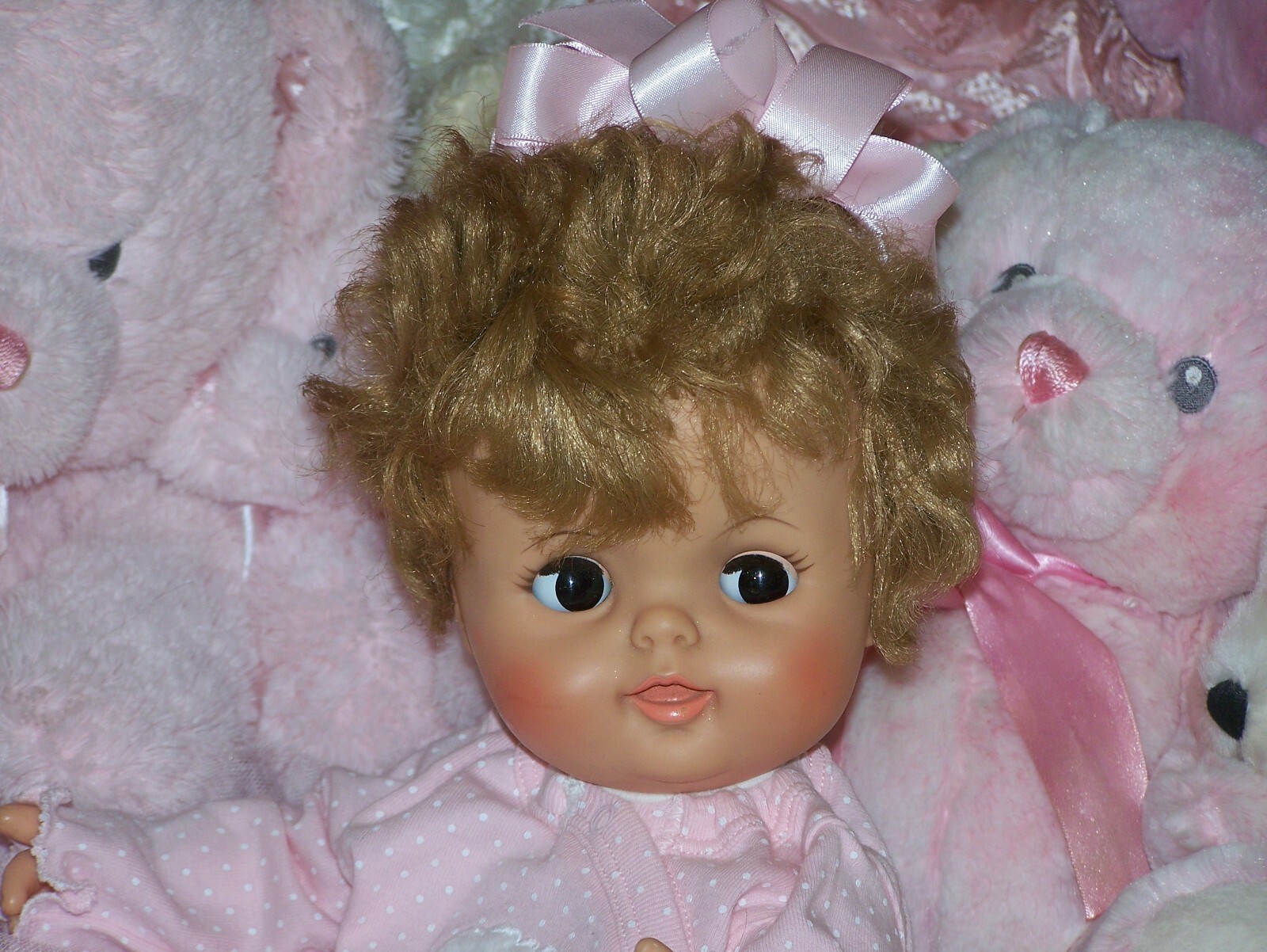 EEGEE Posy Pixie Baby Doll Posable Body 16" Side Glancing Eyes Open ...
