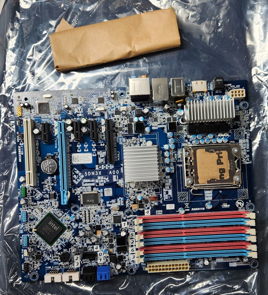 OEM DELL STUDIO XPS 9100 Intel ATX Motherboard 5DN3X Tested working ...