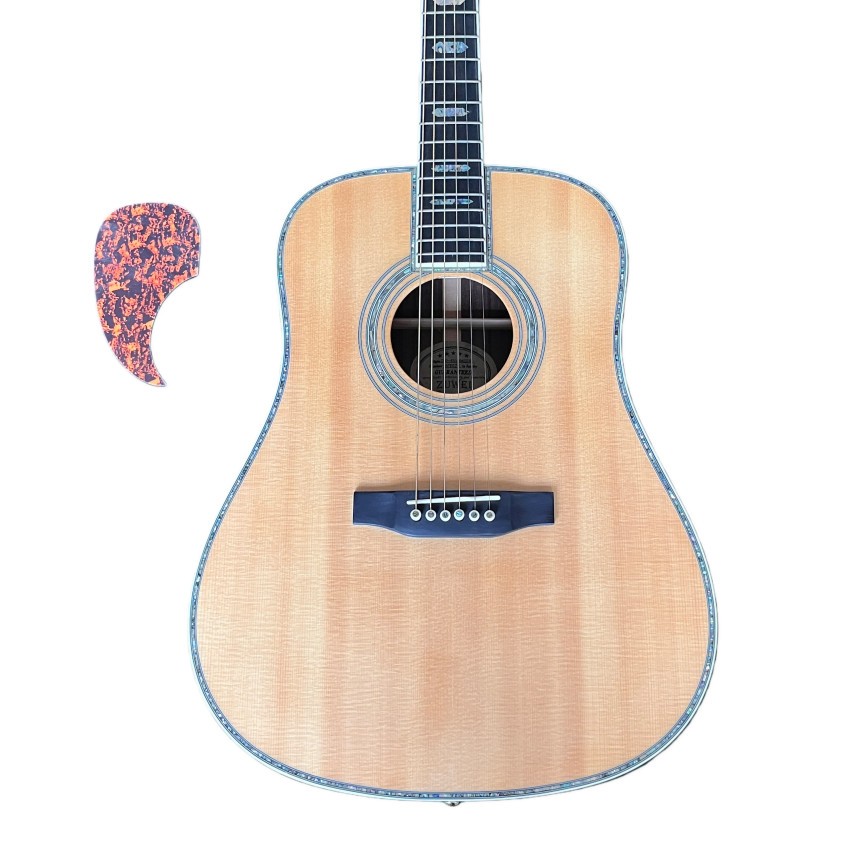 Stock All Solid ZWD45 Acoustic guitar Abalone Shell lnlay Spruce ...