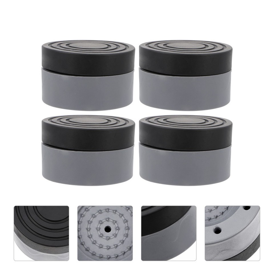 4 PCS Feet Pads for Washing Machines Leg Fridge Raising Cushion Lifting ...