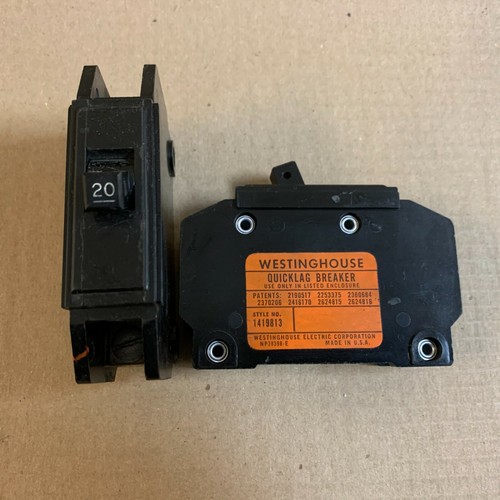 Westinghouse QC QC1020 1 Pole 20 Amp Quicklag Circuit Breaker | eBay