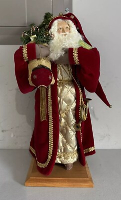 VTG Lynn Haney 1992 Christmas Man Signed Collectable Victorian Santa W ...