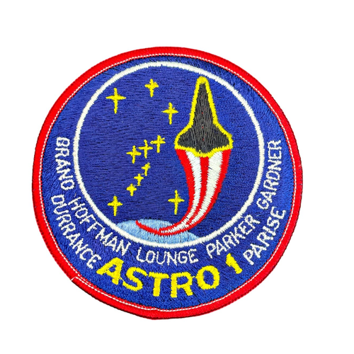 NASA Astro 1 Space Shuttle Mission Gardner Hoffman Parker Patch | eBay