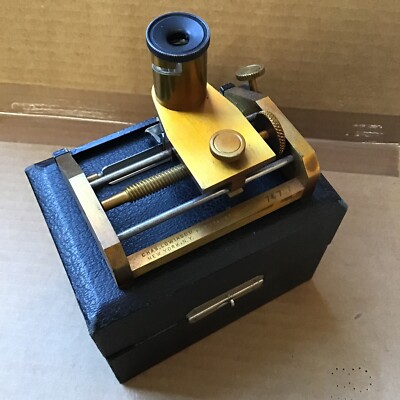 Antique Thread Counter Micrometer for Textile & Fabric by Chas Lowinson ...