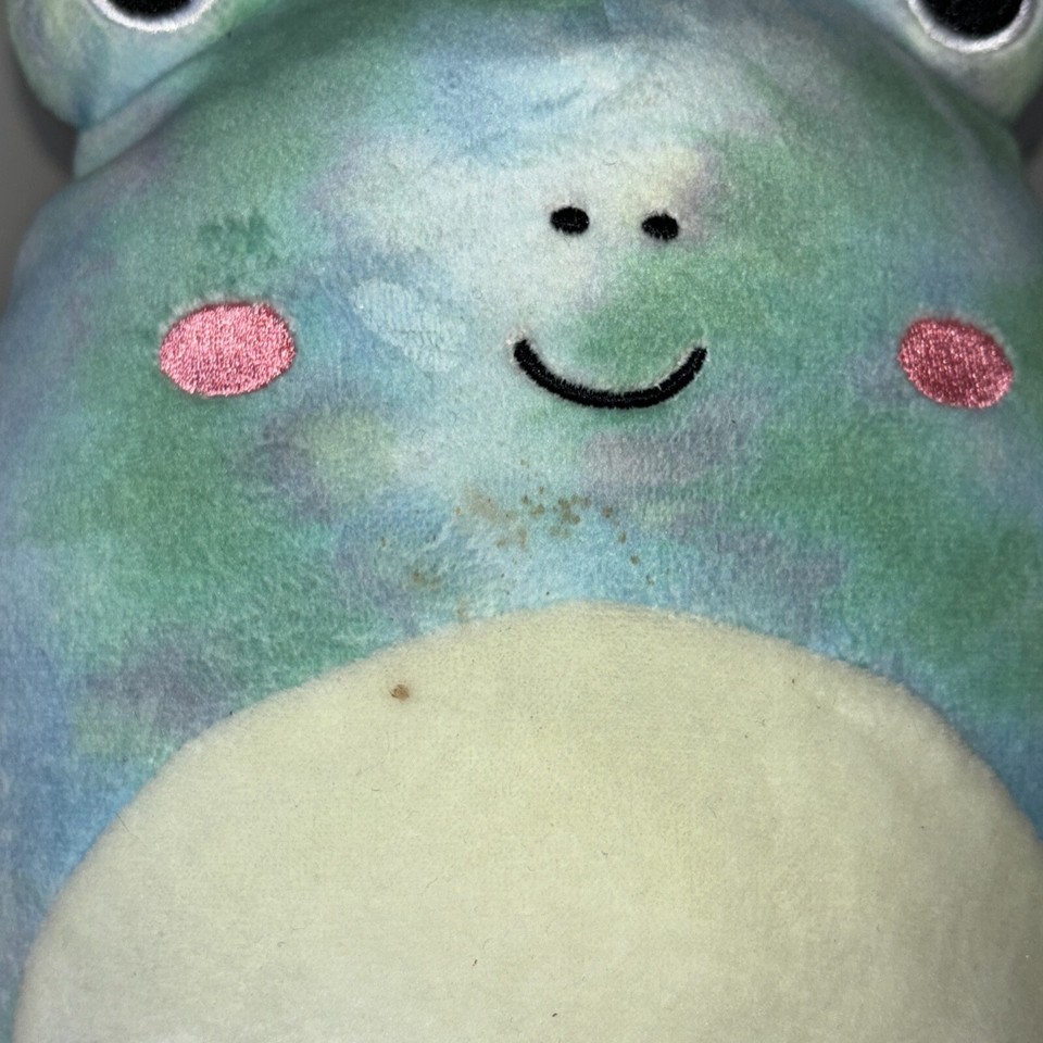 Squishmallow Ferdie Tie Dye Frog Blue Green Original NWT 12" By Kelly Toys | eBay