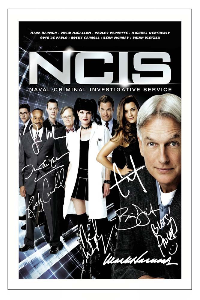 NCIS CAST AUTOGRAPH SIGNED PHOTO PRINT POSTER | eBay