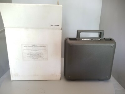 A.W. Sperry Instruments Analog High Voltage Insulation Tester, 3121 | eBay