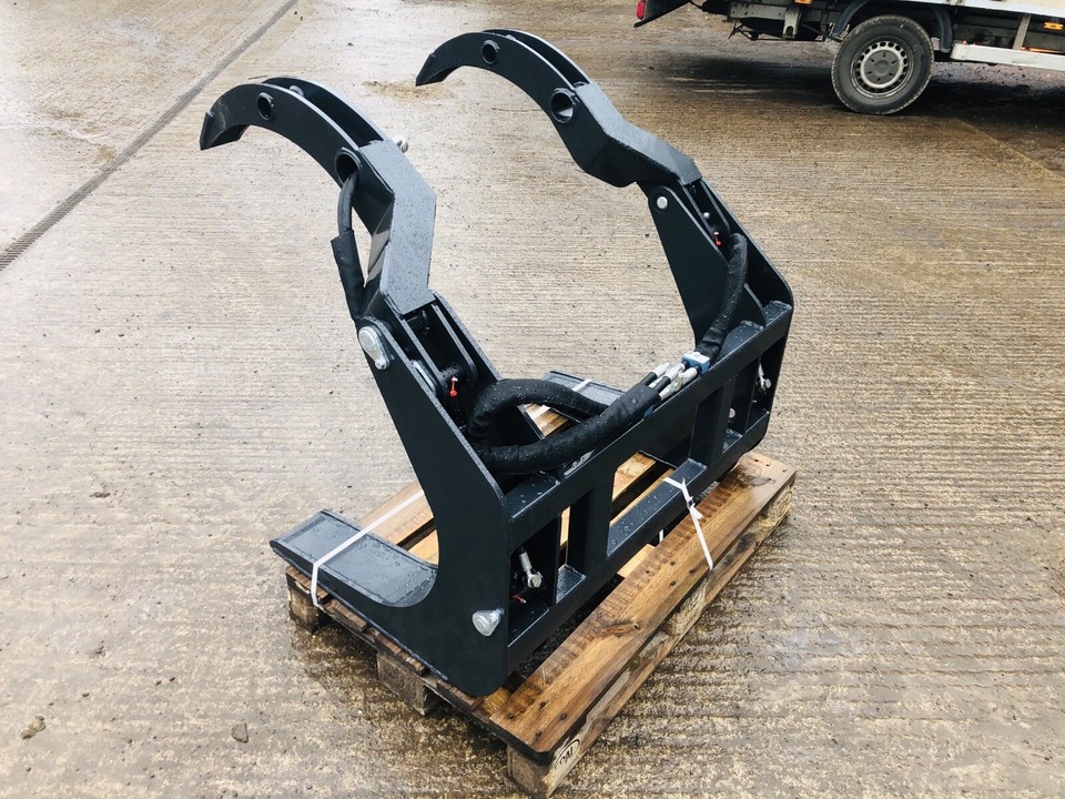 NEW TRACTOR MOUNTED LOG GRAB, Choice of brackets, bucket, pallet forks ...