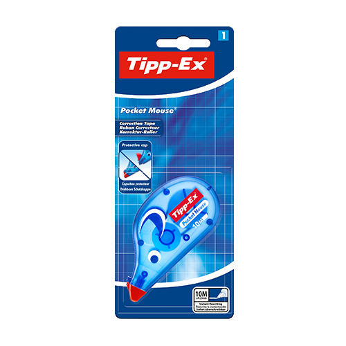 Tipp-Ex POCKET MOUSE Korrektur-Roller 10M x 4,2mm Korrektur Maus ...