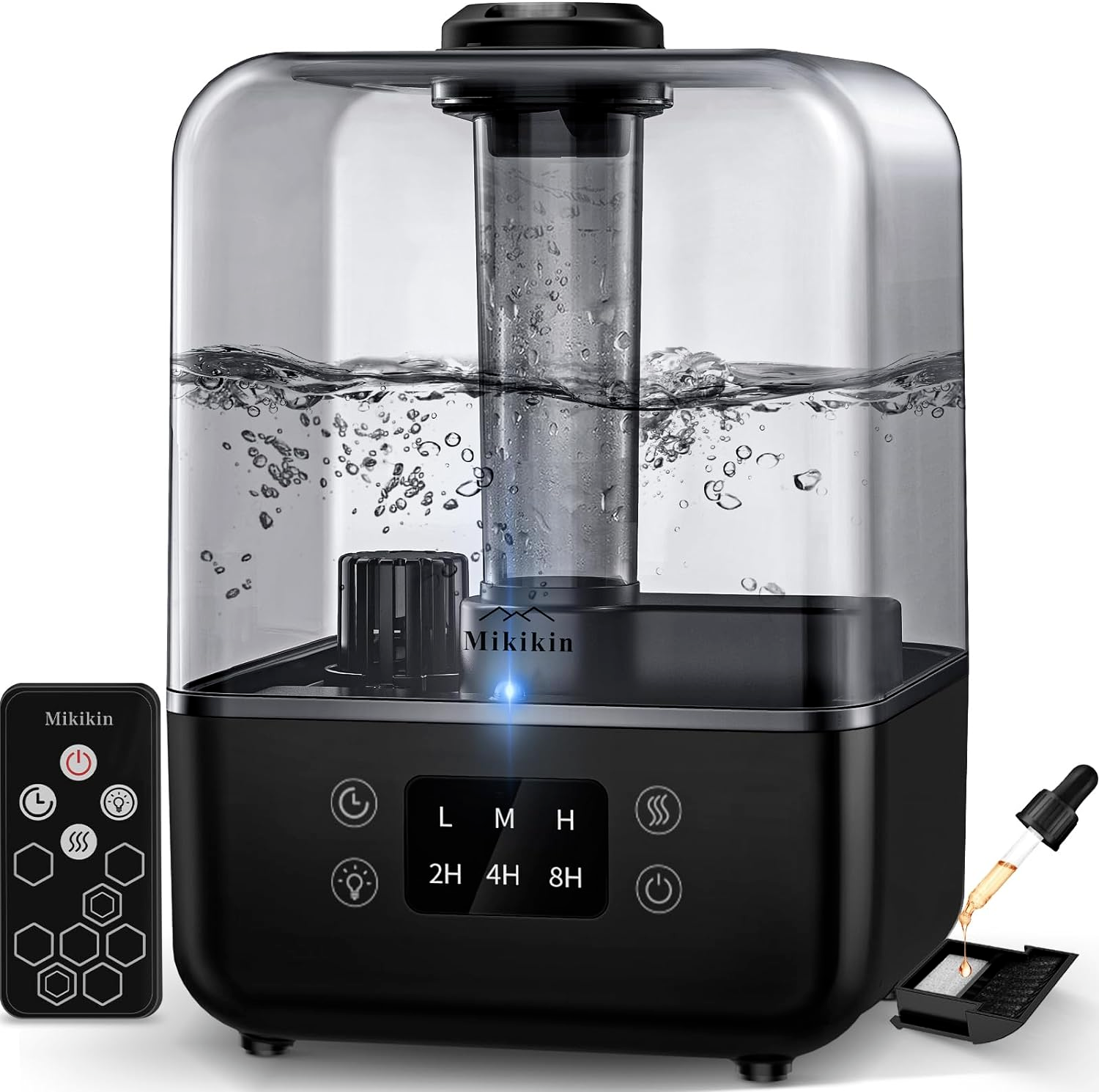 Humidifiers for Bedroom, Cool Mist Humidifiers for Large Room Home Baby ...