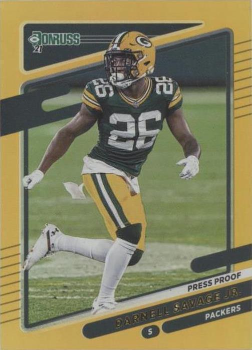 2021 Panini Donruss - Darnell Savage Jr. #161 Press Proof Premium for ...