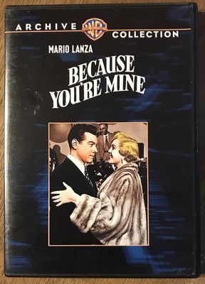 Because You're Mine [1952] (DVD, WB Archive Collection) Mario Lanza ...