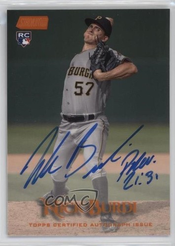 2019 Topps Stadium Club Retail Orange Foil /5 Nick Burdi #SCA-NB Rookie ...