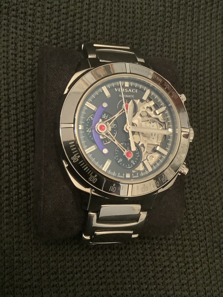 VERSACE Men's DV ONE Titanium Ceramic Skeleton Automatic Watch #438/500 ...