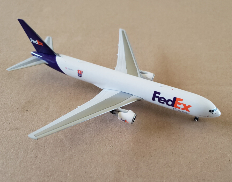 1:400 Phoenix Boeing 767-300F FedEx / Federal Express N277FE "100th 767 ...