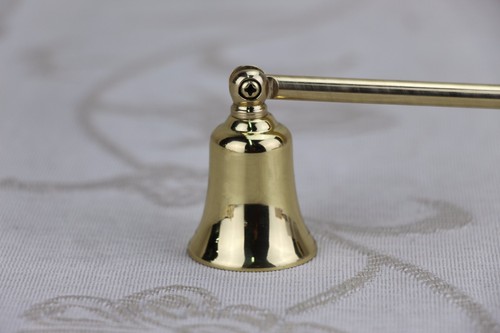 Brass Candle Snuffer Altar Tool - Safely Extinguish Candles! 7.8" Long ...