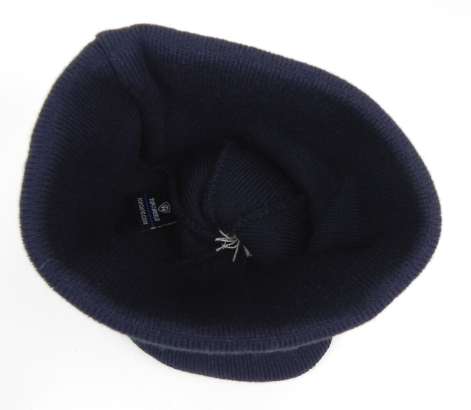 XAVIER MUSKETEERS NCAA TOP OF THE WORLD NAVY BEANIE POM KNIT CAP HAT ...
