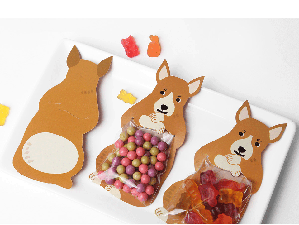 10-50X Cute Animal Cello Cellophane Birthday Party Favour Candy Gift ...
