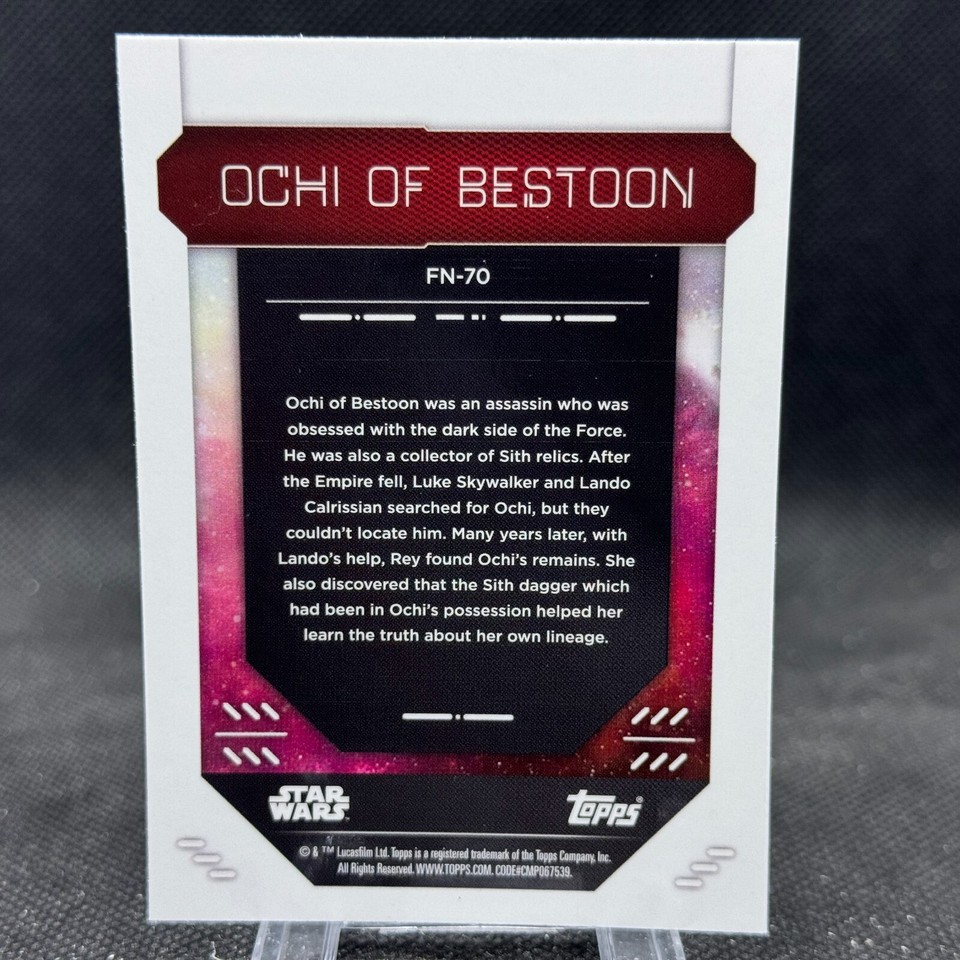2023 Topps Finest Star Wars Ochi of Bestoon Base #FN-70 | eBay