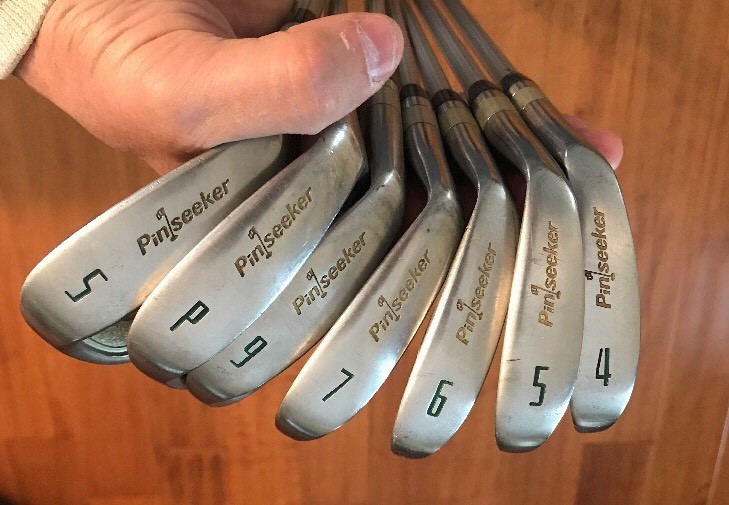 Pinseeker Center Fire II Irons - 4-SW (no 8 Iron) With Graphite Shafts ...