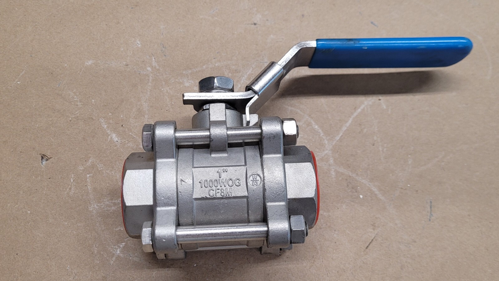 Velan Velvac S05-K1813-SSG 1" CF8M Stainless Steel Ball Valve 1000 WOG ...