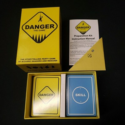 Danger: The Game (Card / Party Game, 2018) Origami Whale board story ...