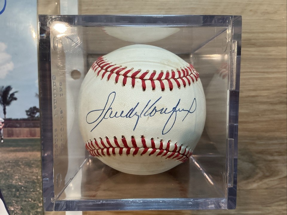 Sandy Koufax Baseball AND Photograph Set | eBay