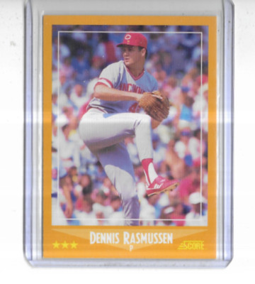 1988 Score Baseball #560 Dennis Rasmussen Cincinnati Reds | eBay