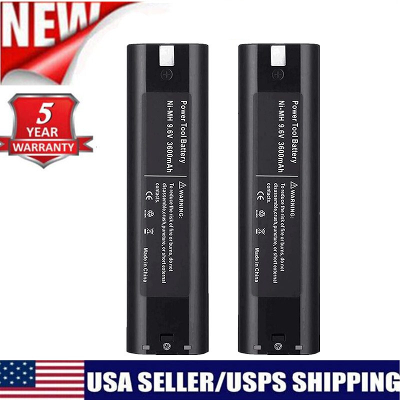 2Pack for MAKITA 9.6VOLT Battery / Charger 9000 9001 632007-4 191681-2 9033 9102 | eBay
