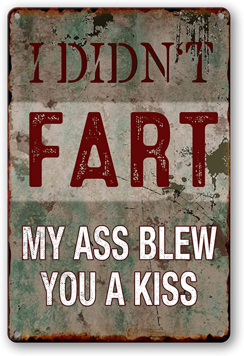 Funny Metal Tin Sign for Garage Vintage Bar Signs Man Cave Wall Decor ...