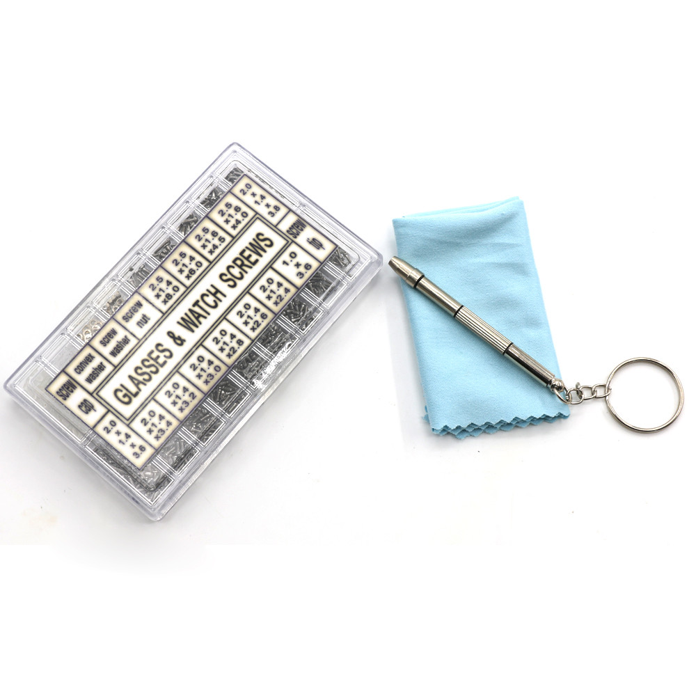 1000Pcs Tiny Micro Glasses Sunglasses Spectacles Screws Repair Kit ...