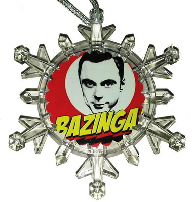 The Big Bang Theory Sheldon Cooper Snowflake Holiday Christmas Tree ...