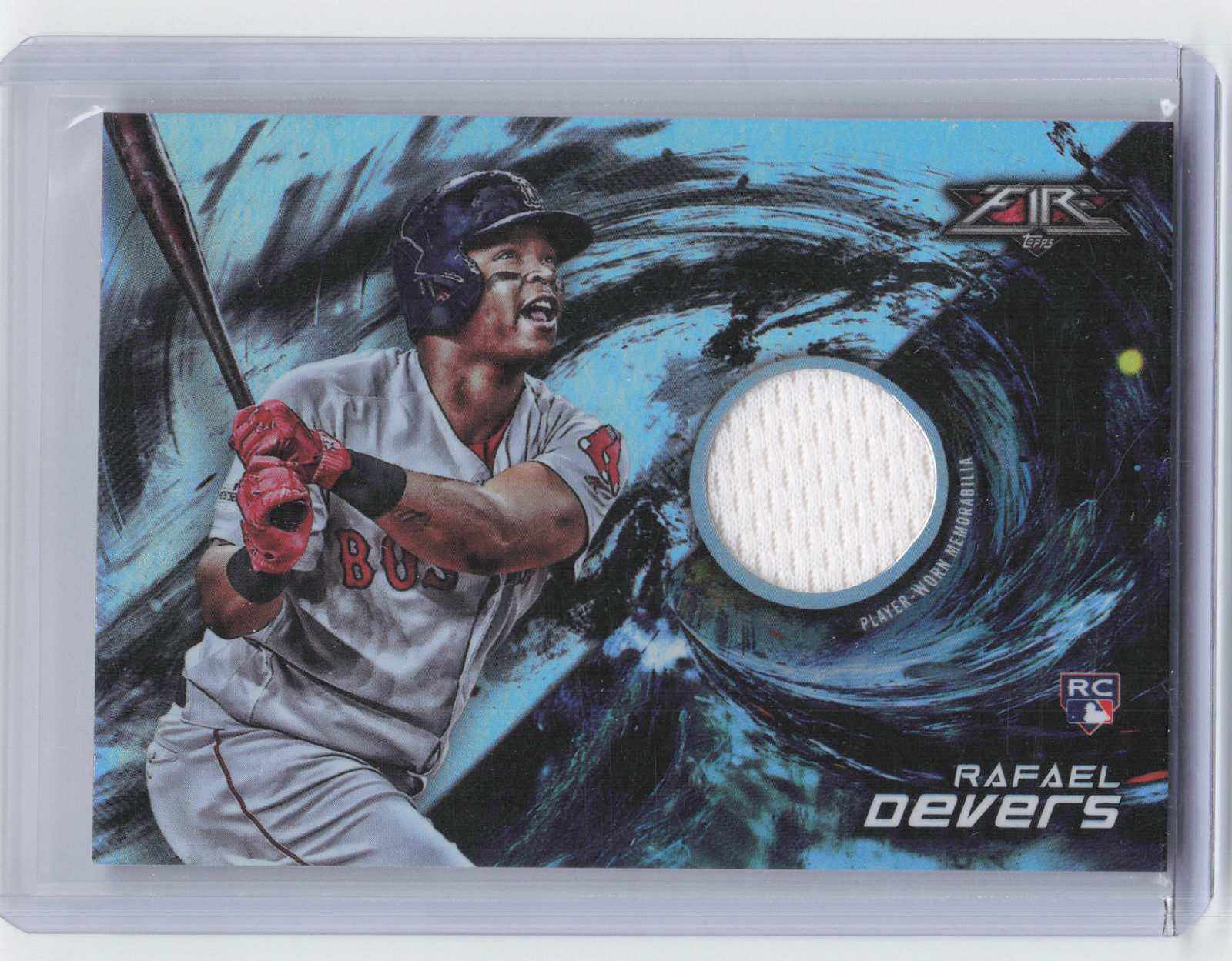 2018 Topps Fire #FR-RD Rafael Devers Fire Relics | eBay