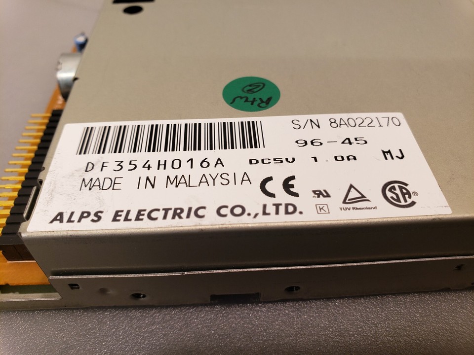 Vintage Floppy Disk Drive 1.44 MB ALPS FDD DF354H Beige Ivory R&W ...