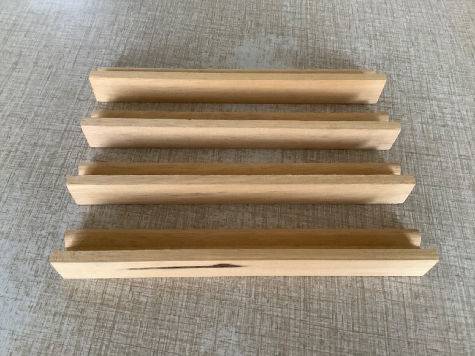 Vintage SCRABBLE Wooden TILE HOLDERS RACKS ONLY Replacement Parts Lot ...