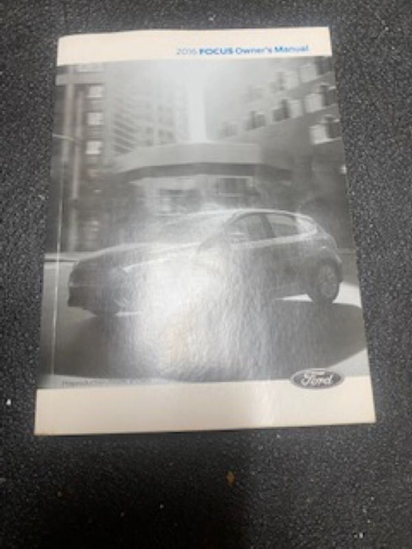 2016 FORD FOCUS OWNERS MANUAL BOOK 16 OEM Owner's manual Book Ford ...