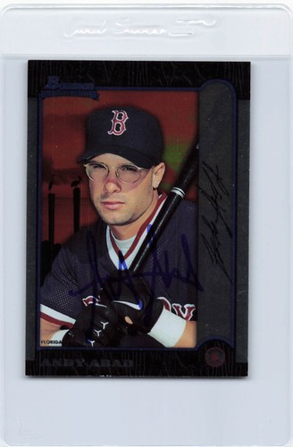 1999 Bowman #132 Andy Abad Red Sox Signed Auto *J624 | eBay
