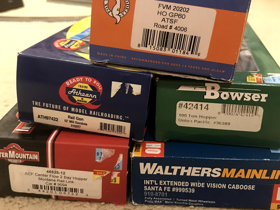 Fox Valley Santa Fe Ho GP60 Trainset Lot | eBay