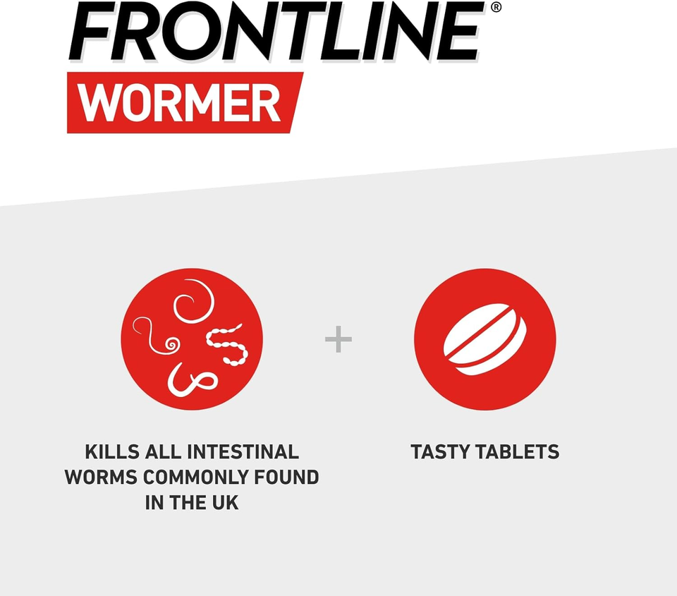 FRONTLINE WORMER - Worming Tablets for Dogs - 2 Tablets | eBay UK