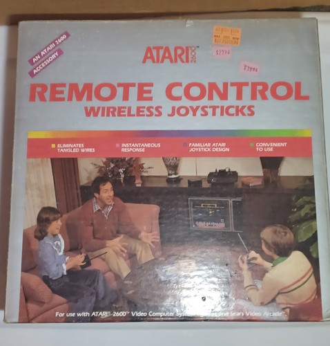 ATARI 2600 Vintage Remote Control Wireless Joysticks Open Box Untested ...