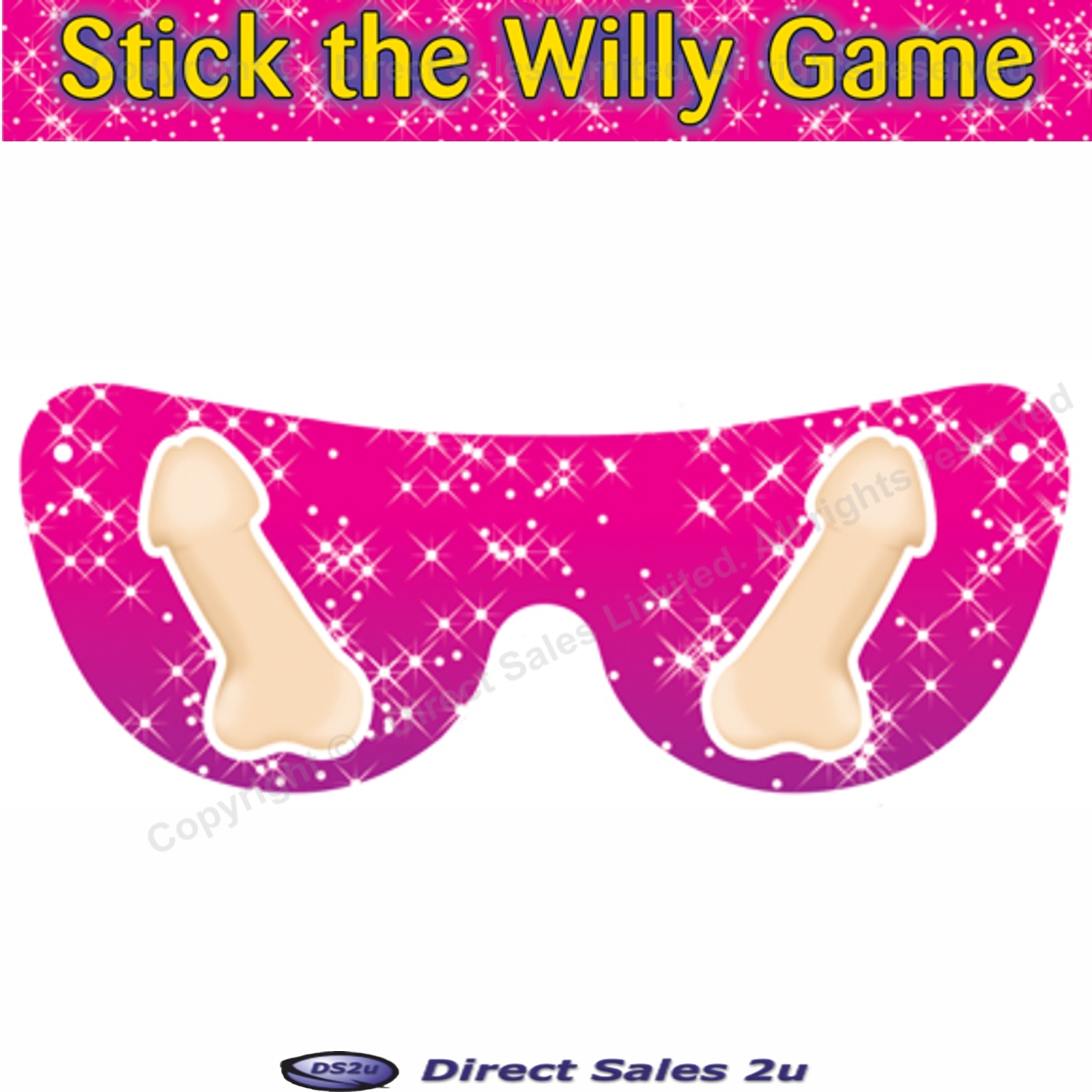 Pin the Willy on the Man Male Stick a Willie Dick Party Game Hen Night ...