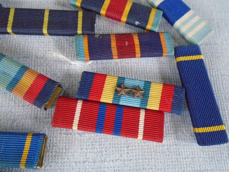 US military medal ribbon lot, all damaged | eBay