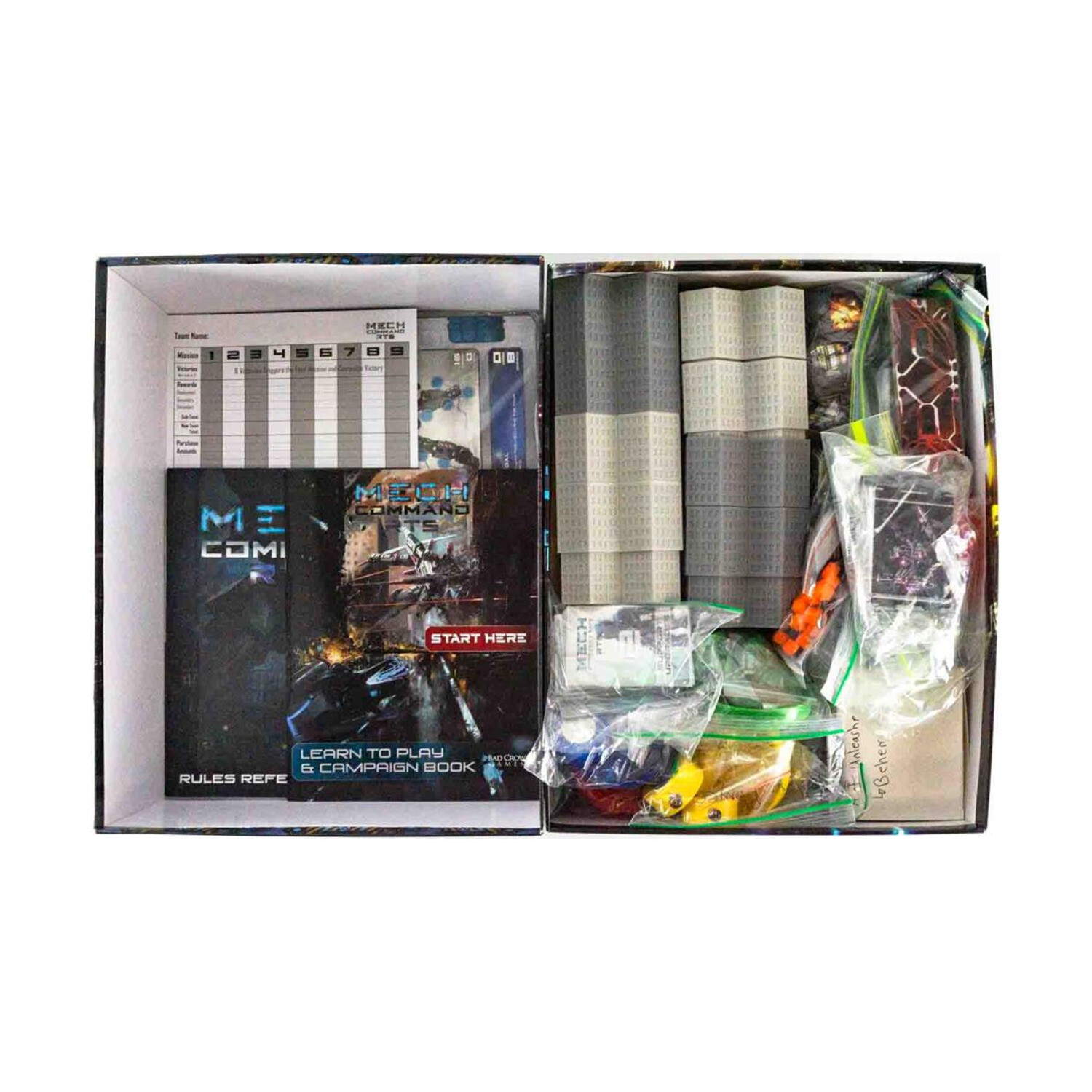 Bad Crow Ga Board Game Mech Command RTS w/A.I. Unleashed Cooperative ...