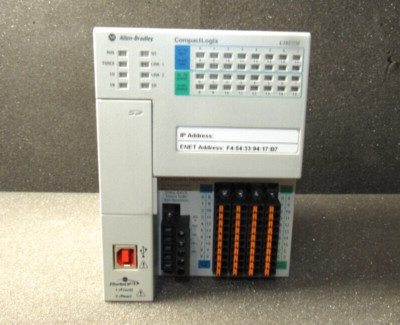Allen Bradley 1769-L18ERM-BB1B Ser: B CompactLogix 0.5MB Controller 16 ...